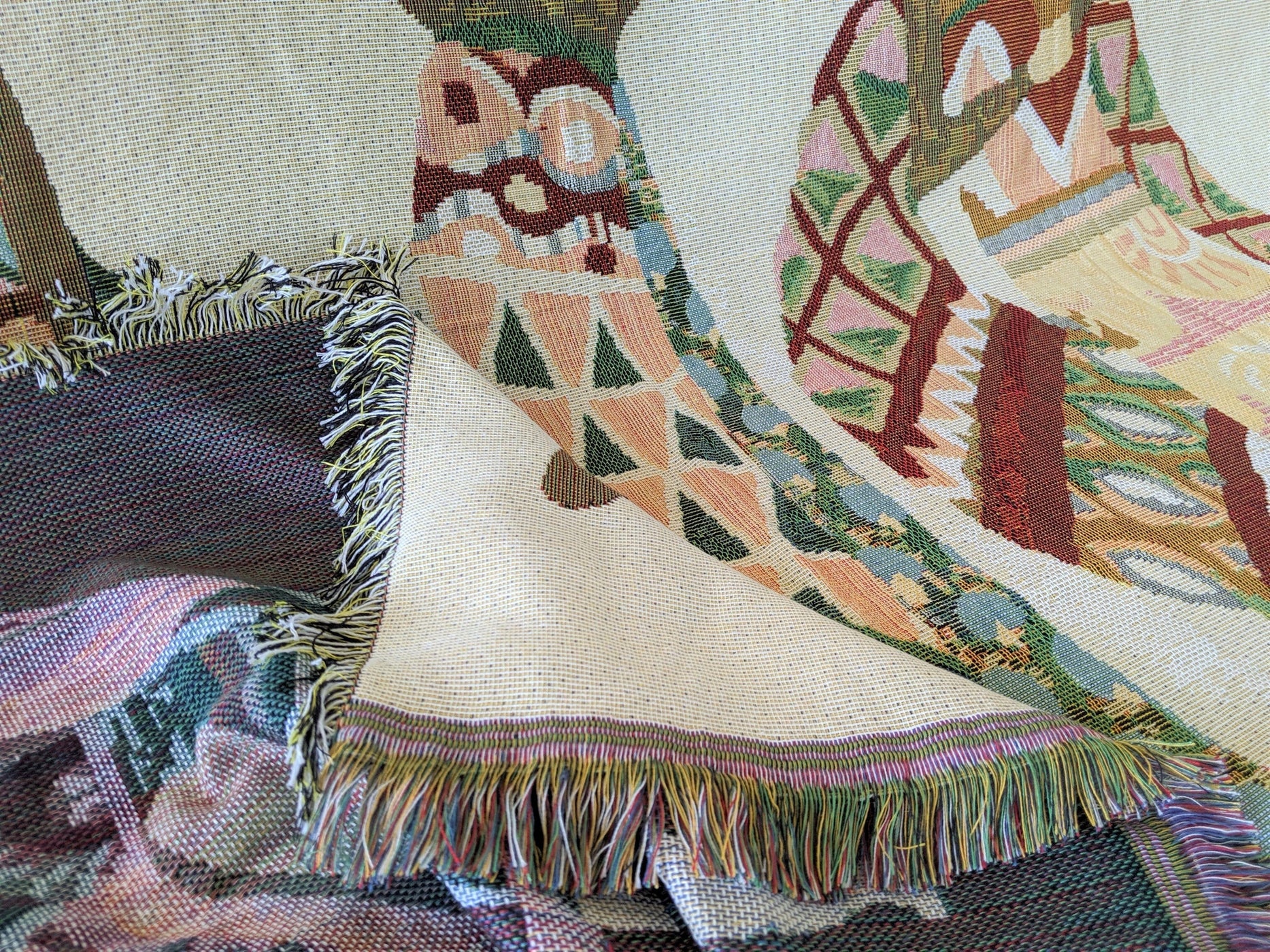 DaDa Bedding Elegant Tapestry Throw Blanket, Dancing Women African Dre ...